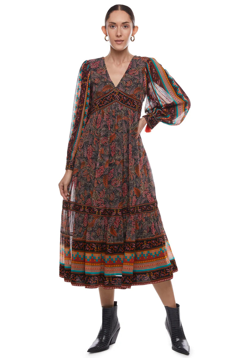 Samia Midi Dress – Verb By Pallavi Singhee